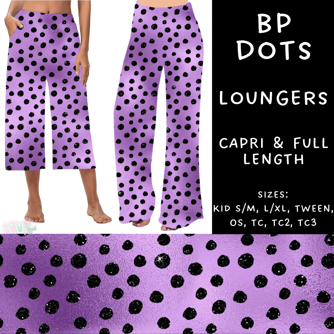 In production - BP Dots - Capri Loungers OS – Lucky Cactus Wholesale
